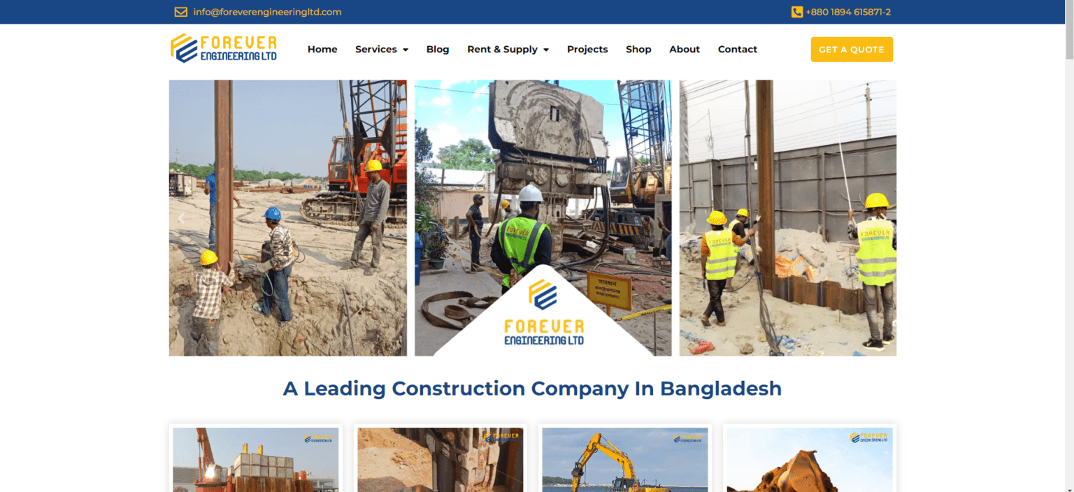 Top Ten Construction Company In BD 2023 | Forever Eng. Ltd